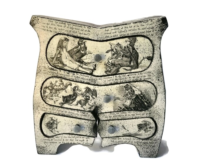 Alice in Wonderland Box Alice in Wonderland Decor Mini Chest Drawers ...