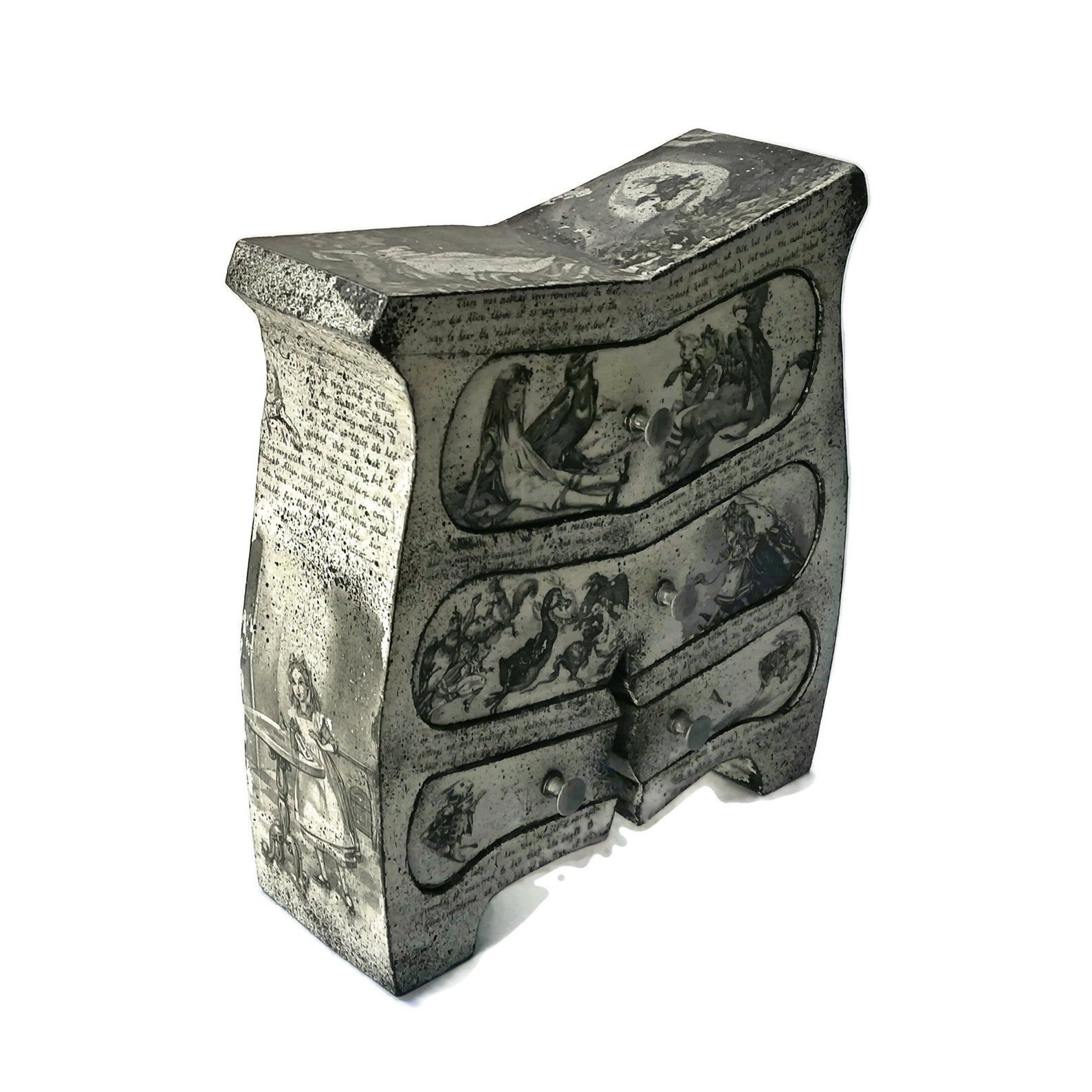 Alice in Wonderland Box Alice in Wonderland Decor Mini Chest | Etsy