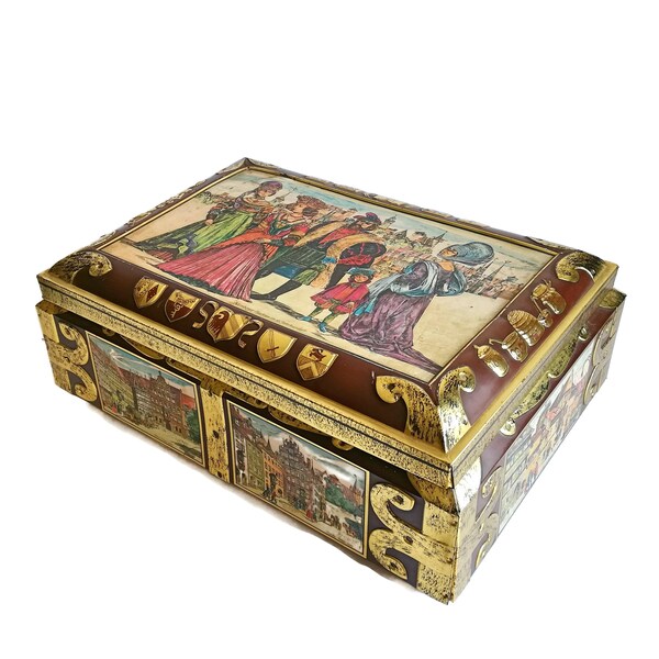 Large Tin Box - Etsy
