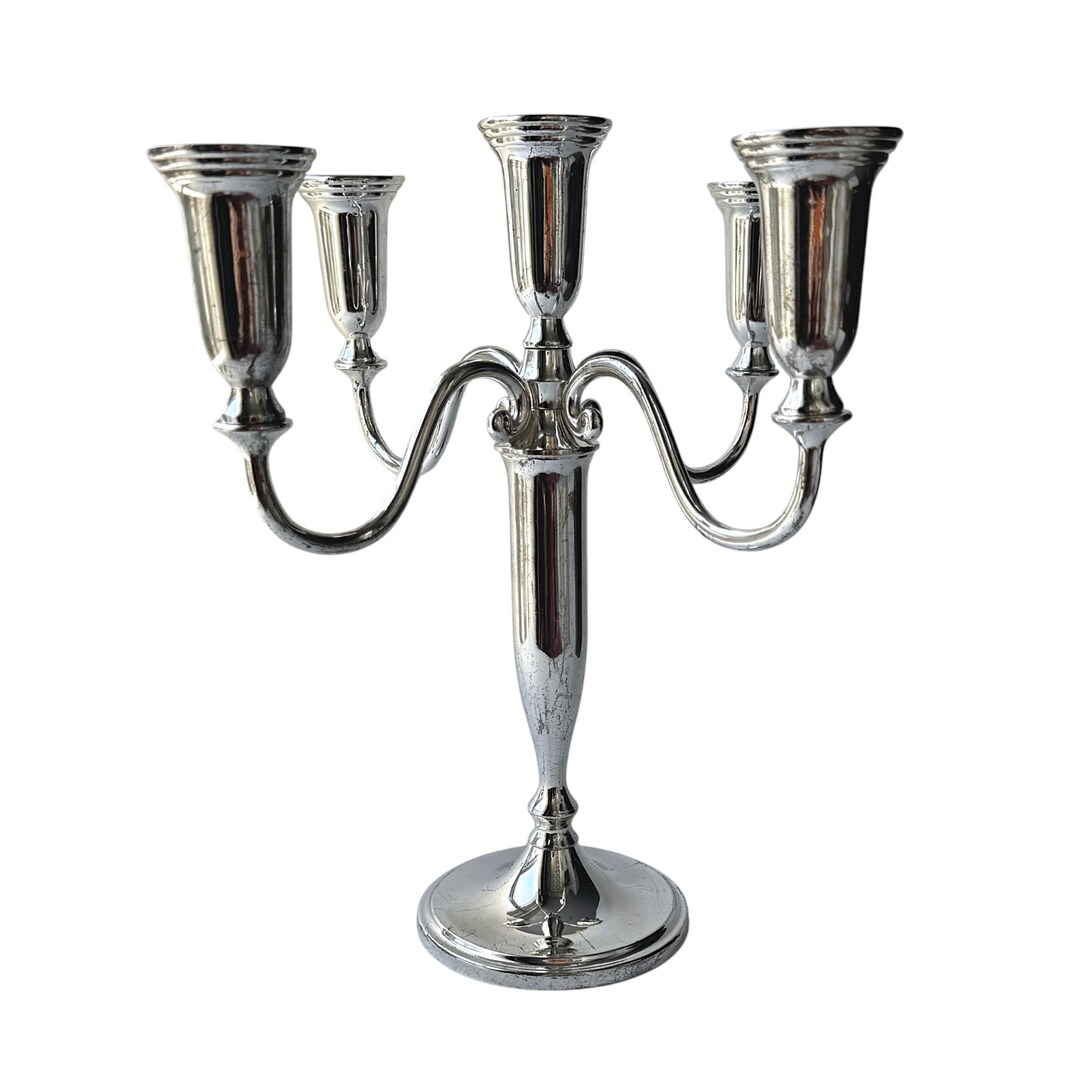 Vintage Godinger Silver-plated 5-light Candelabra – Circa 1980s ...