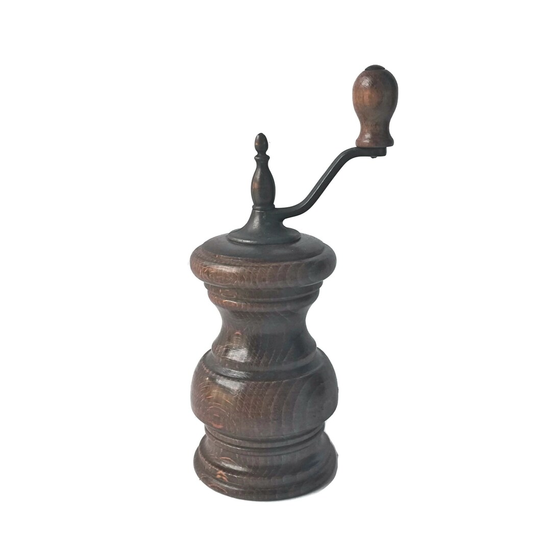 Vintage Wooden Manual Spice Grinder German Pepper Mill From the 70s ...