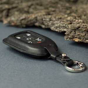 Leather Car Key Case for Tahoe, Key Holder for Suburban, Key Fob for ...