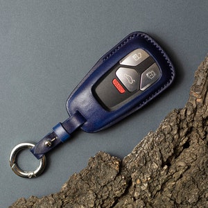Leather Car Key Case for Q3, Key Holder for Q5L, Key Fob for Q7, Key ...