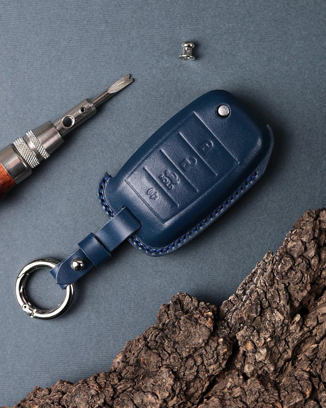 Leather Car Key Case for K2, KX3, K4, Ceed, Cerato, Forte, Soul ...