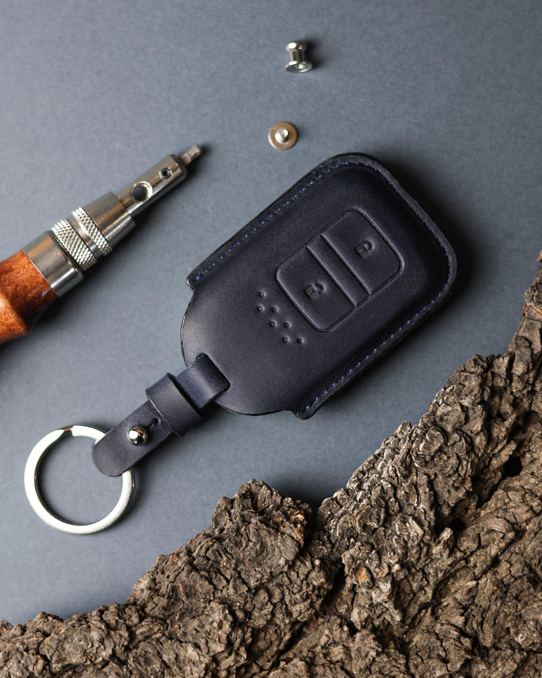 Leather Car Key Case for Civic, Keychain Accord, Key Holder City, Cars ...