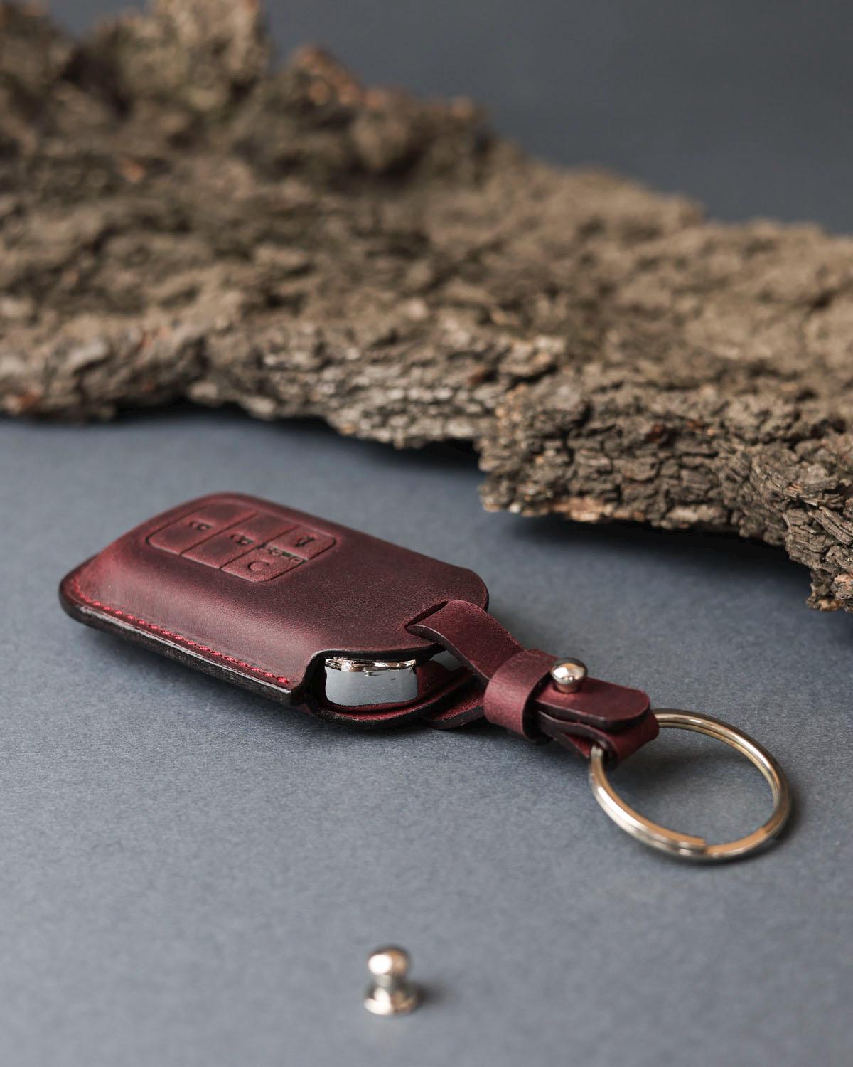 Leather Car Key Case for Civic, Keychain Accord, Key Holder City, Cars ...