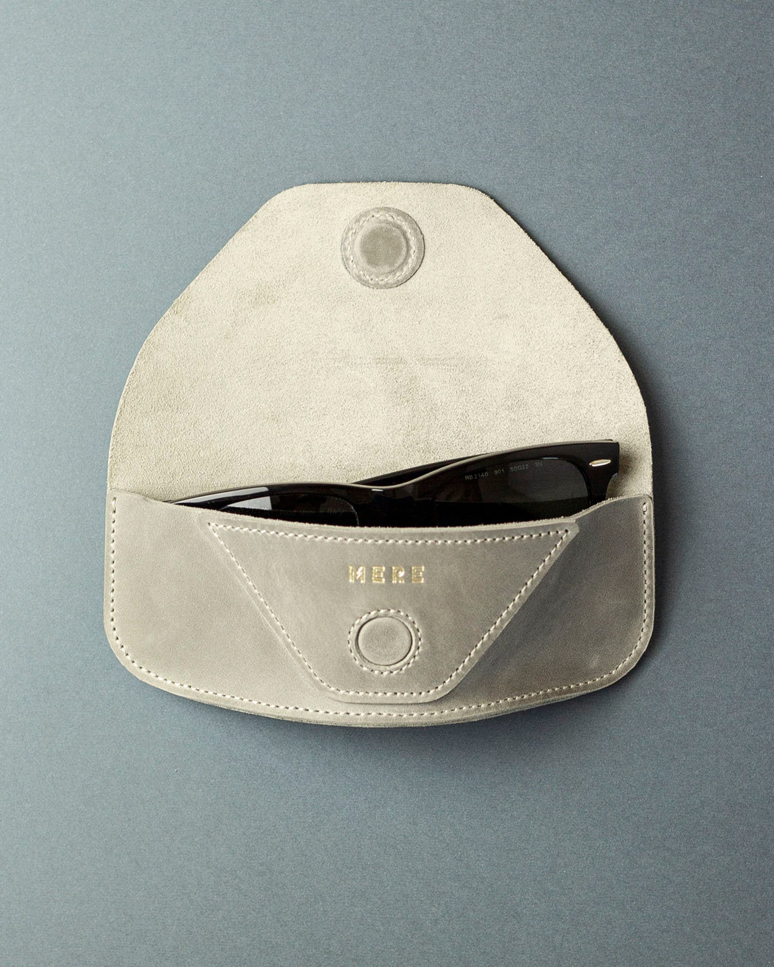 Personalized Leather Glasses Case With Magnetic Clasp - Etsy