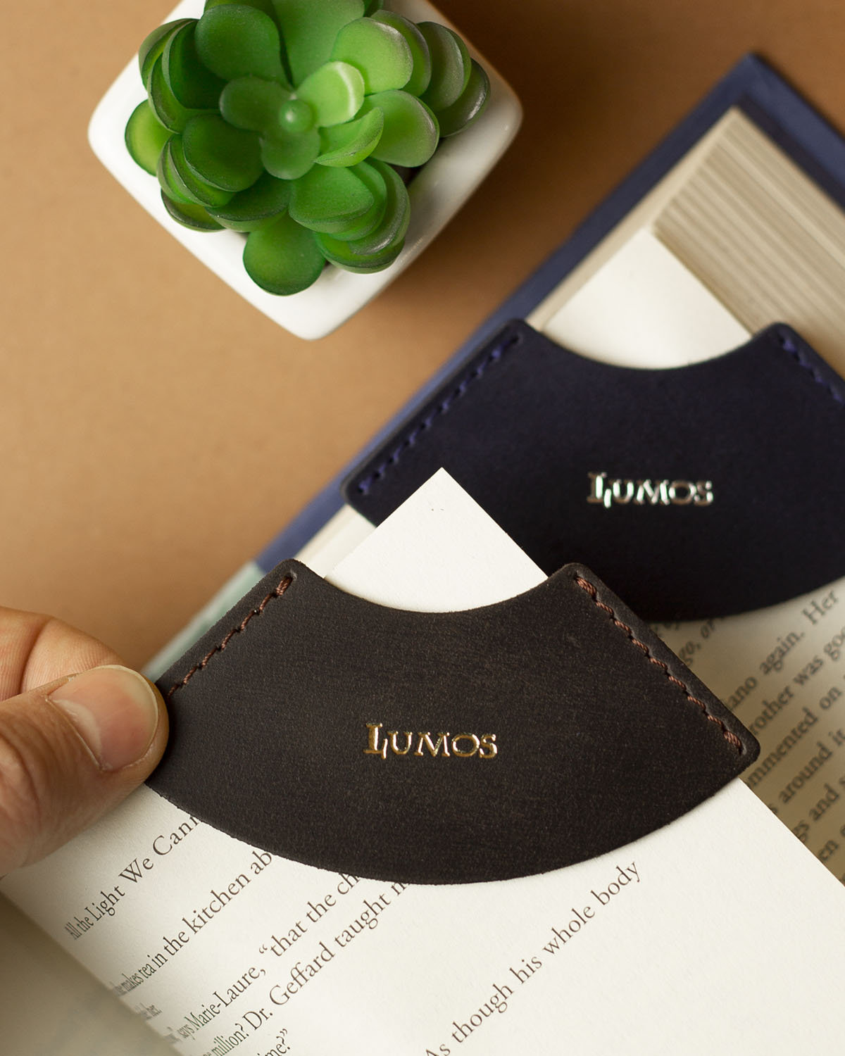 Leather Bookmark Lumos Book Lover Gifts for Kids Book Marks | Etsy