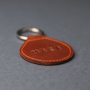 Leather Keychain With NFC for Business, Compatible With NFC Tools AP - Etsy