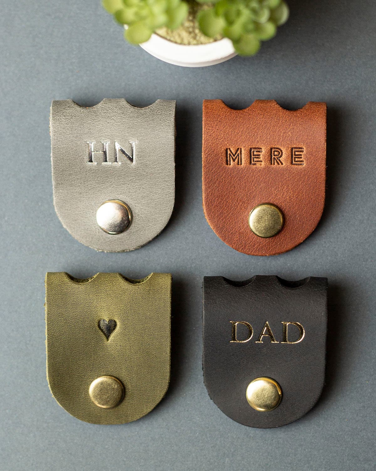 Personalized Leather Cord Organizer Cable Organiser Headphone | Etsy