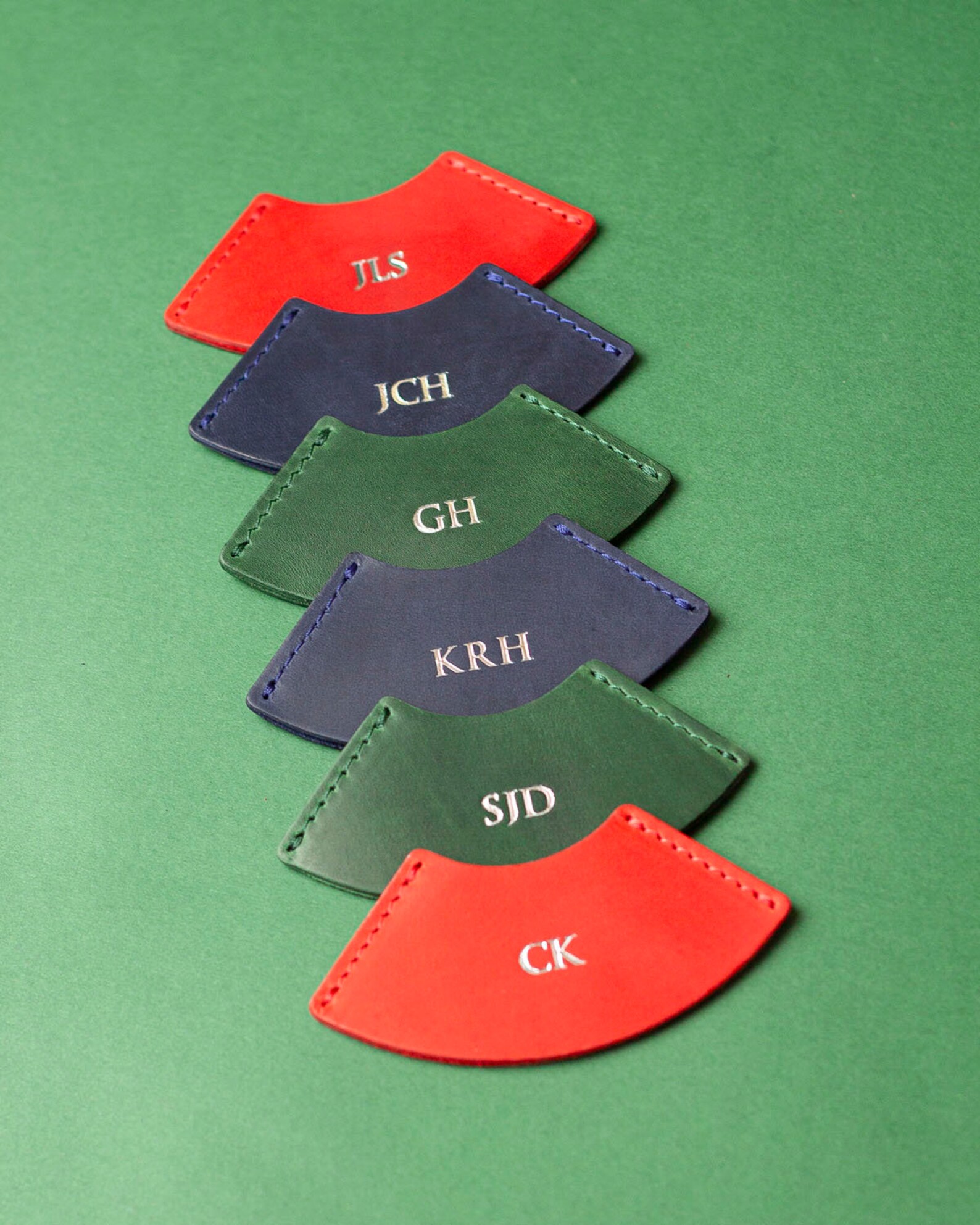 Initial Leather Bookmark Named Bookmarks Personalized Book Marks Back ...