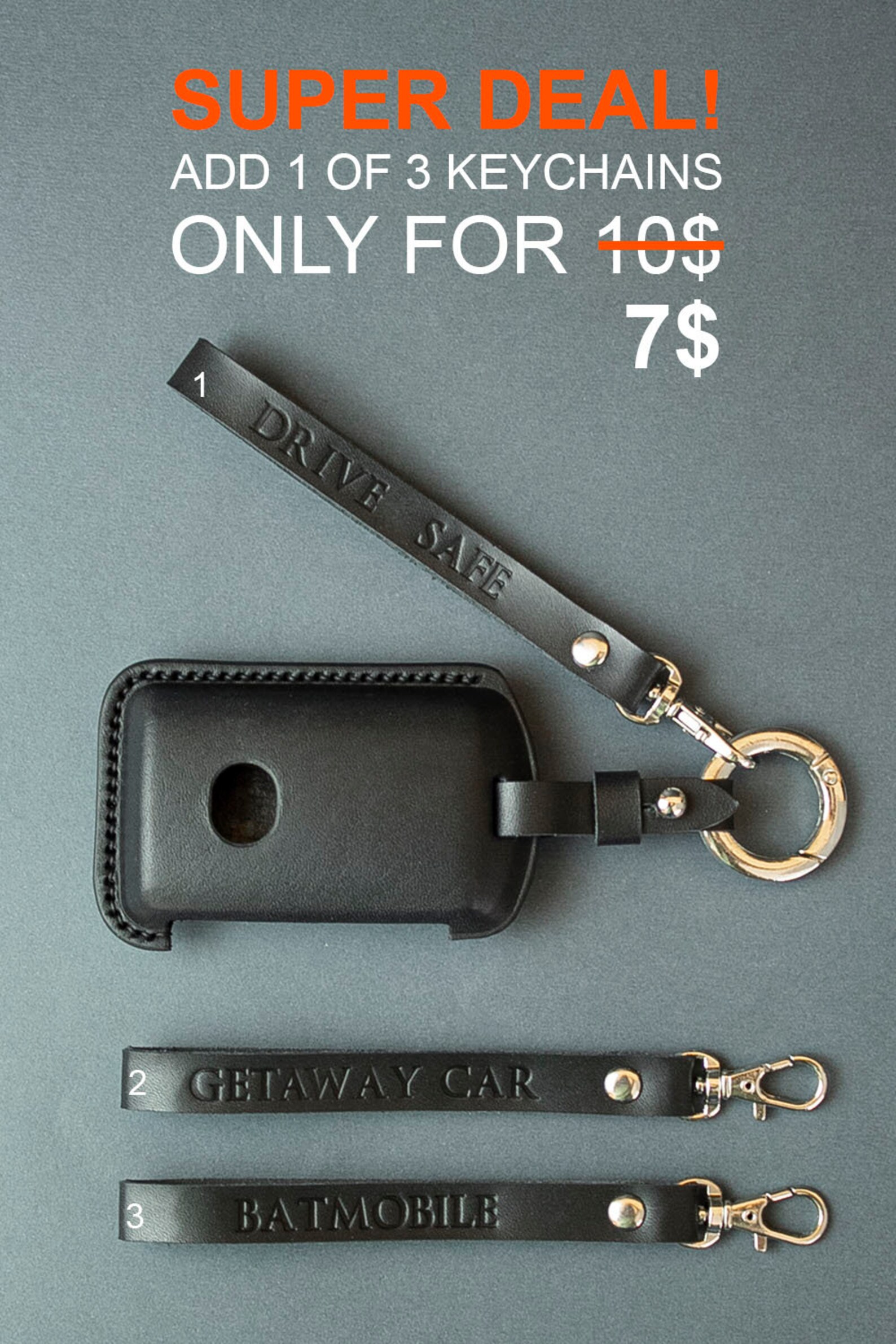 Leather Car Key Case for Q3, Key Holder for Q5L, Key Fob for Q7, Key ...