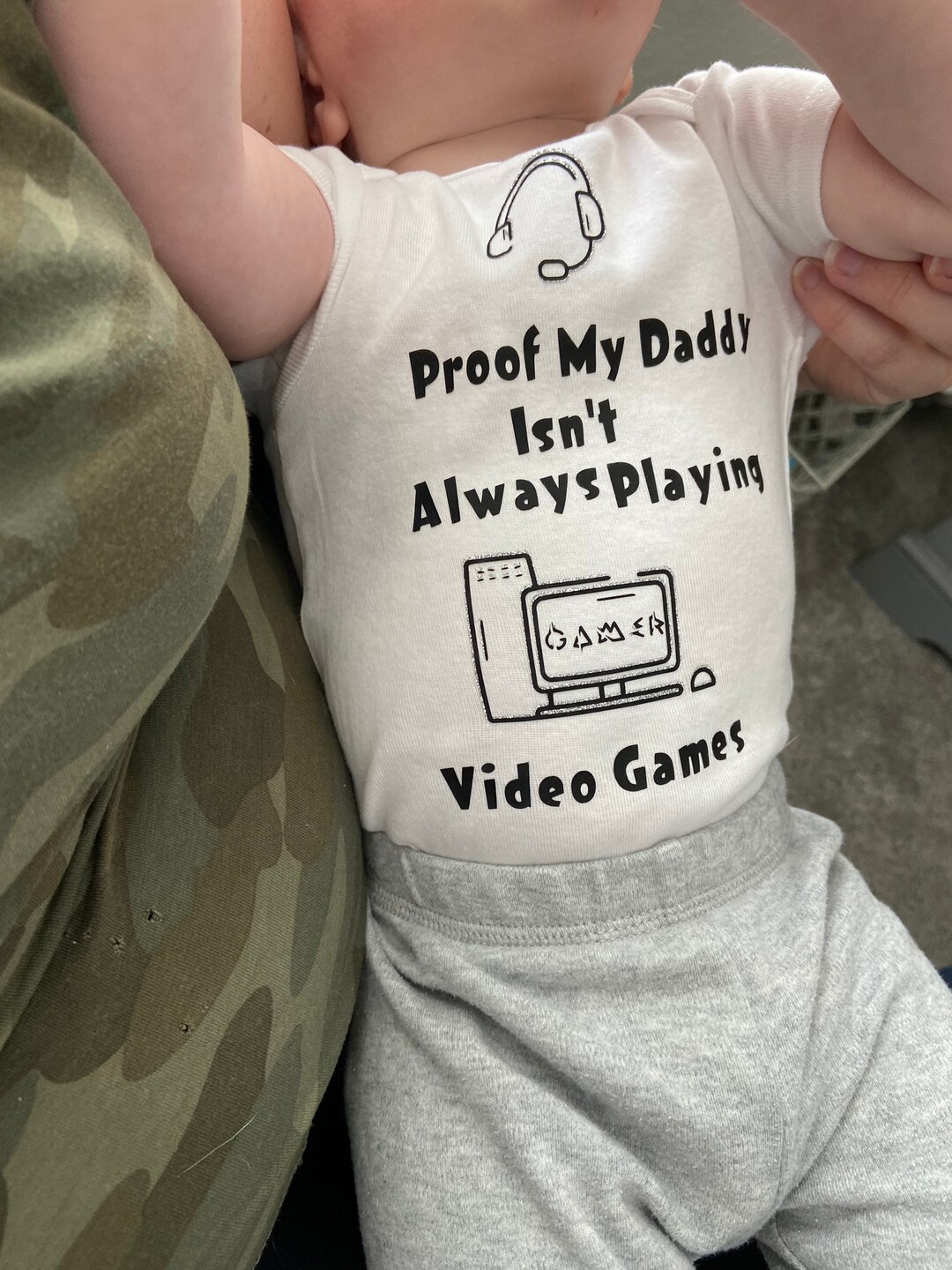 Custom Baby Onesie PC Gamer - Etsy