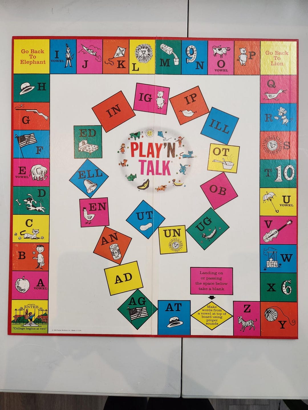 New in Box Vintage Play N' Talk Board Game - Etsy