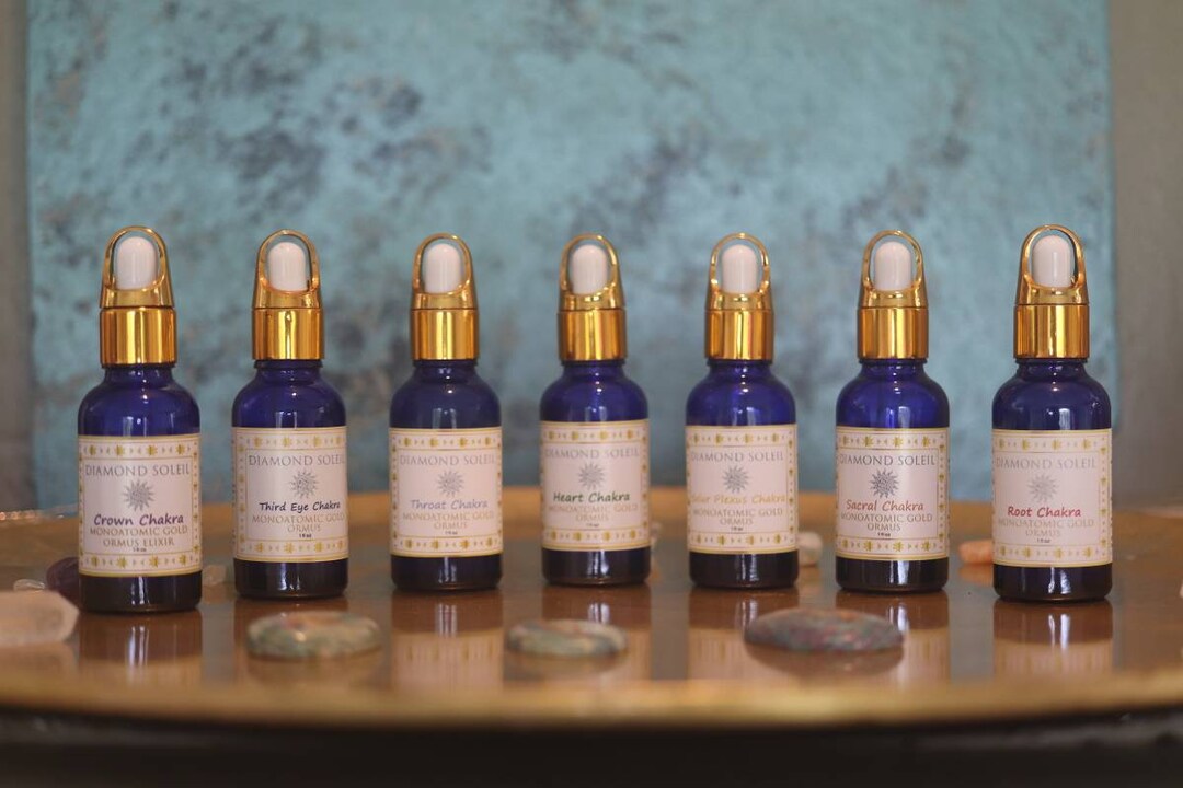 7 Chakra ORMUS Set: Monoatomic Gold Elixir - Etsy