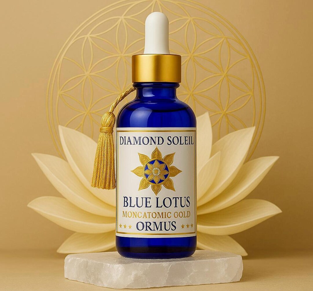 Blue Lotus Sacred Elixir | ORMUS + Monoatomic Gold for Dreamwork, Intuition & Divine Awakening ...
