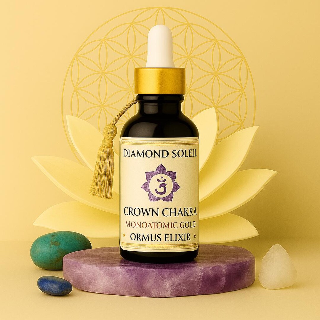 Crown Chakra Ormus Elixir | Monoatomic Gold, Reiki & 963 Hz Frequency ...