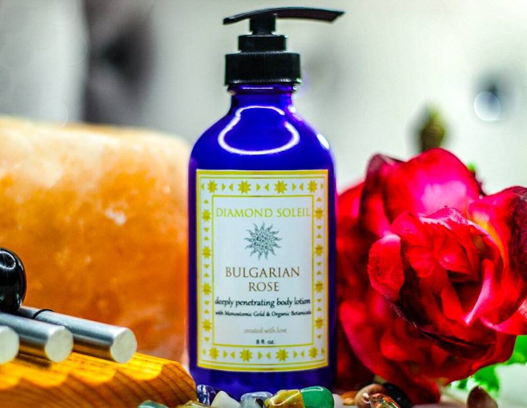 Ormus Body Lotion With Rose Otto & Monoatomic Gold | Organic Anti-aging Vegan Skincare | Deep ...