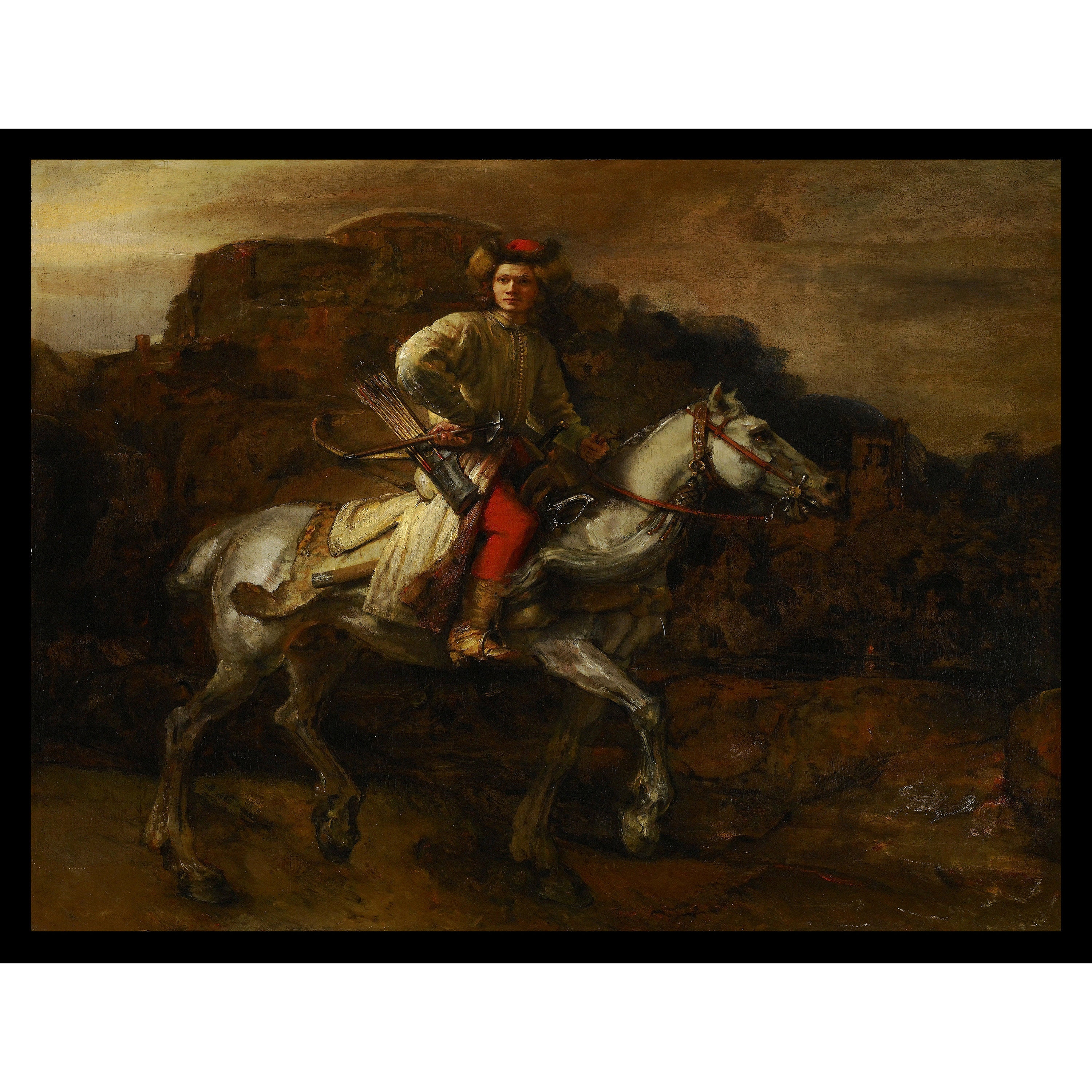 Rembrandt Van Rijn the Polish Rider Digital Print - Etsy