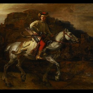 Rembrandt Van Rijn the Polish Rider Digital Print - Etsy