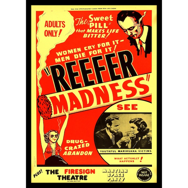 Reefer Madness Poster - Etsy