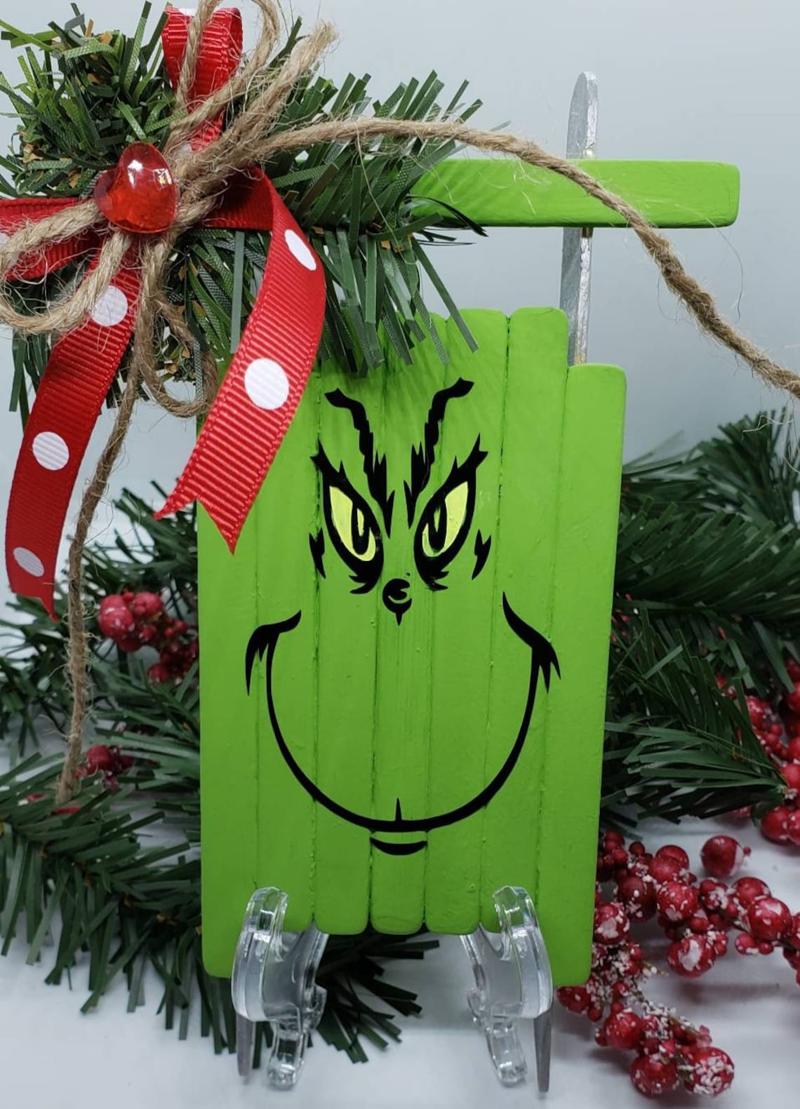 Grinch Sled - Etsy