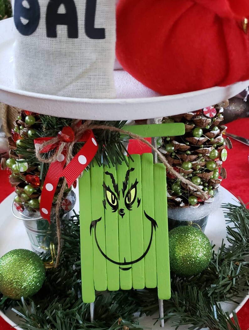 Grinch Sled - Etsy
