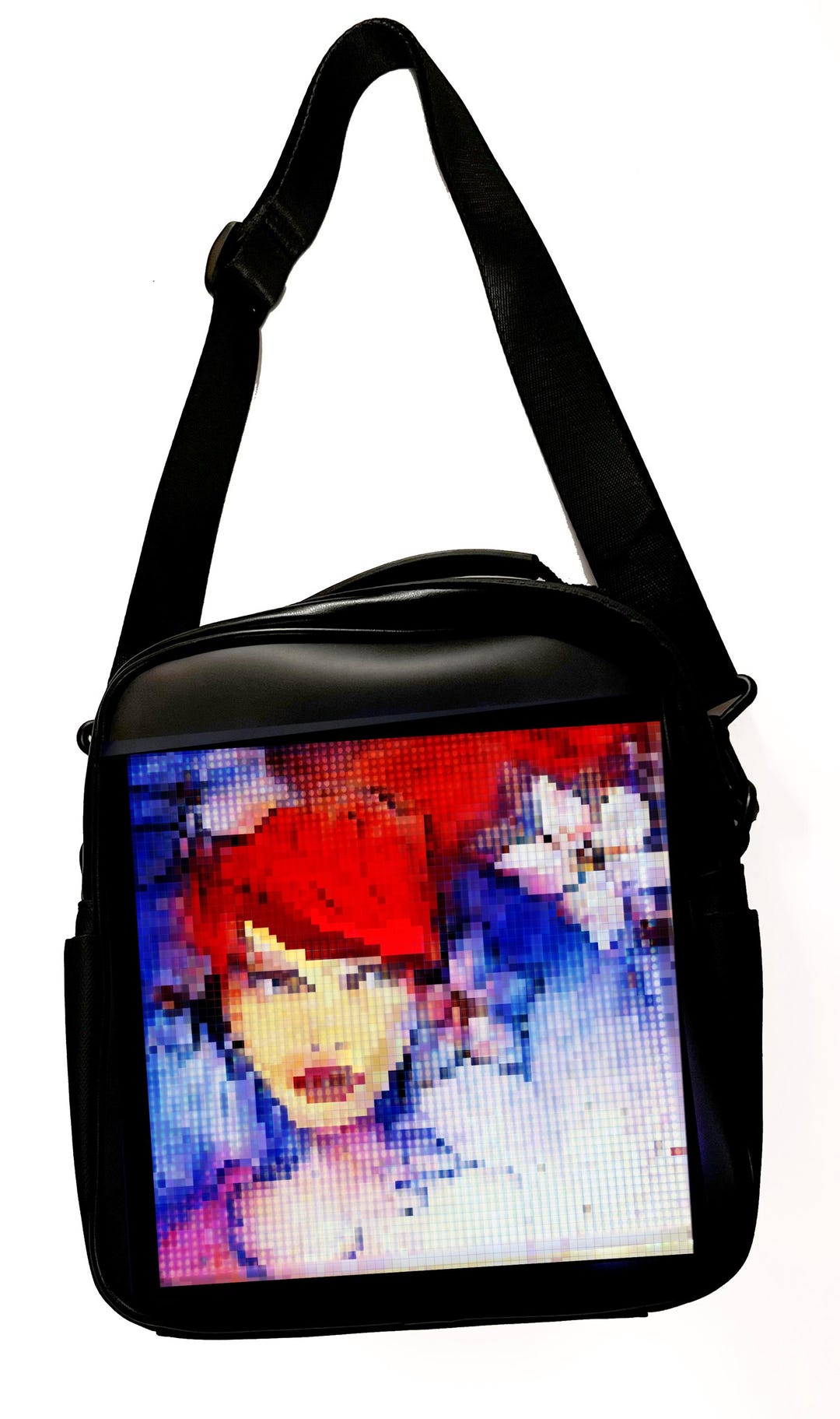 Digital Art Bag by Trishgia.art. Unisex LED Sling/backpack/ Waterproof ...