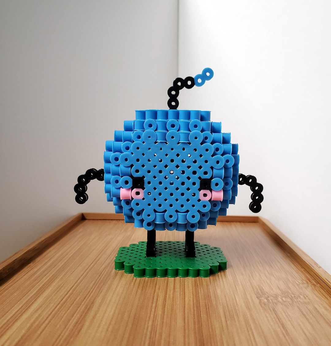 3D Perler Fuse Bead Stardew Valley Blue Junimo - Etsy