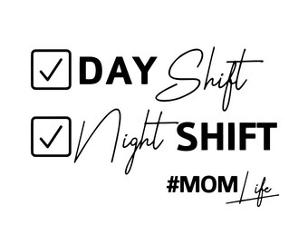 Night Shift Svg | Etsy