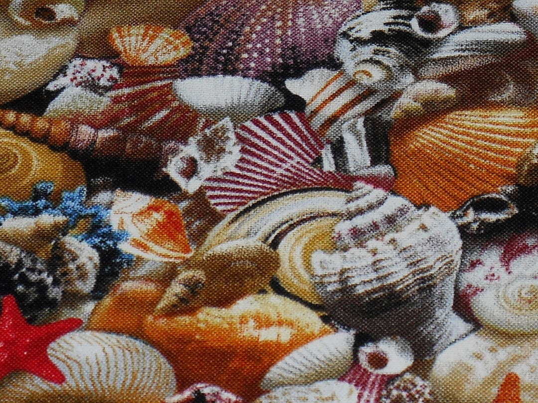 Sea Shells by the Seashore Landscape Fabric - Etsy