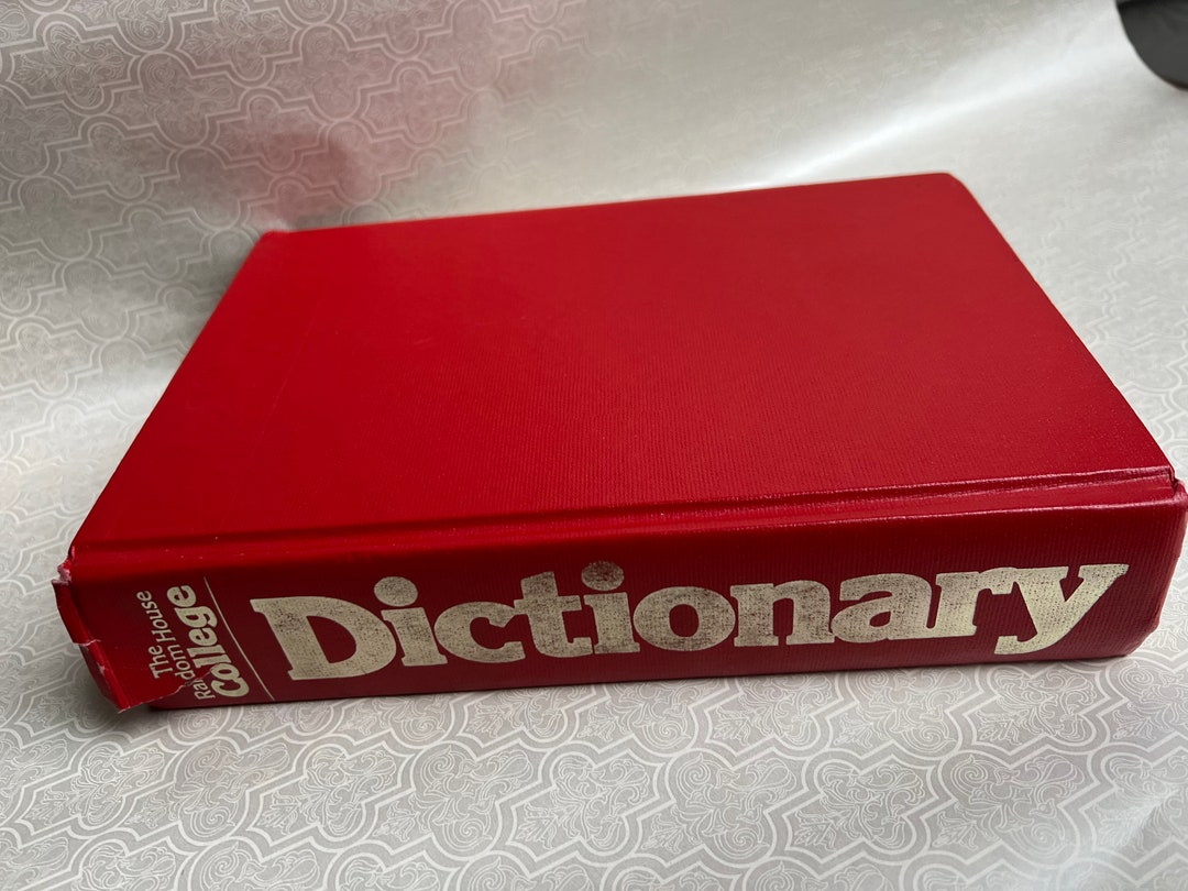 Vintage 1984 Random House College Dictionary FREE SHIPPING - Etsy