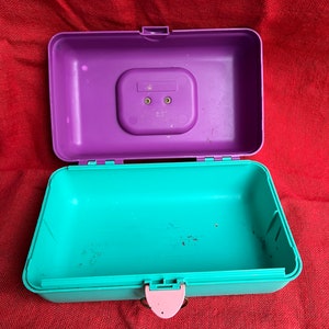 Vintage Green/purple Caboodles Makeup Cosmetic Case FREE SHIPPING - Etsy