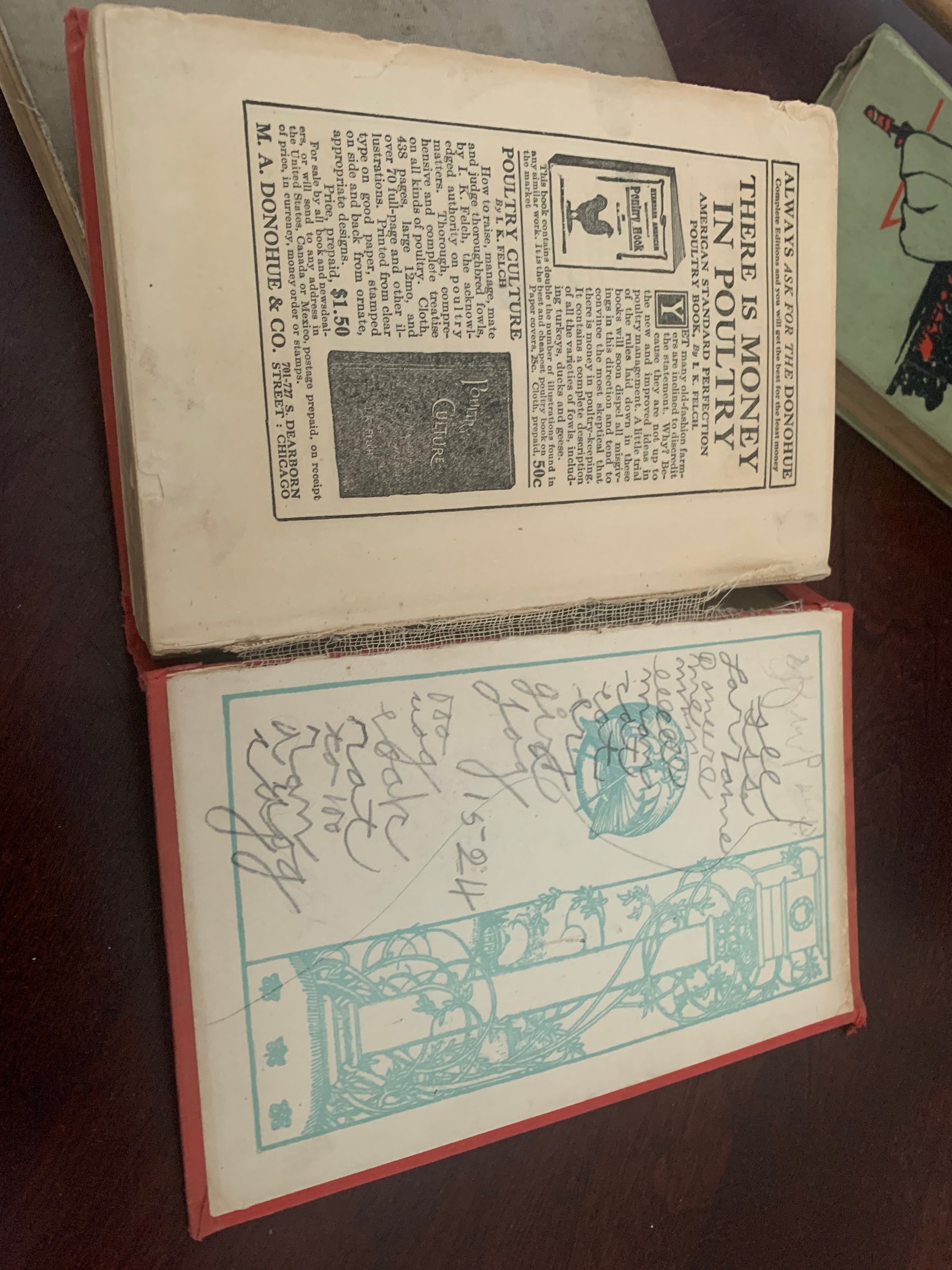 1910s and earlier set of 3 books FREE SHIPPING | Etsy