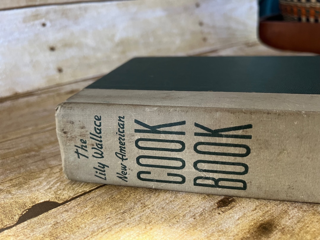 Vintage 1952 Lily Wallace New American Cookbook - FREE SHIPPING - Etsy