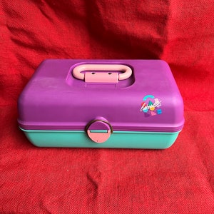 Vintage Green/purple Caboodles Makeup Cosmetic Case FREE SHIPPING - Etsy