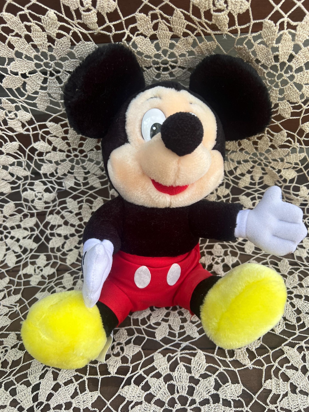 Vintage Classic Mickey Mouse Disneyland 1990s Plush FREE SHIPPING - Etsy