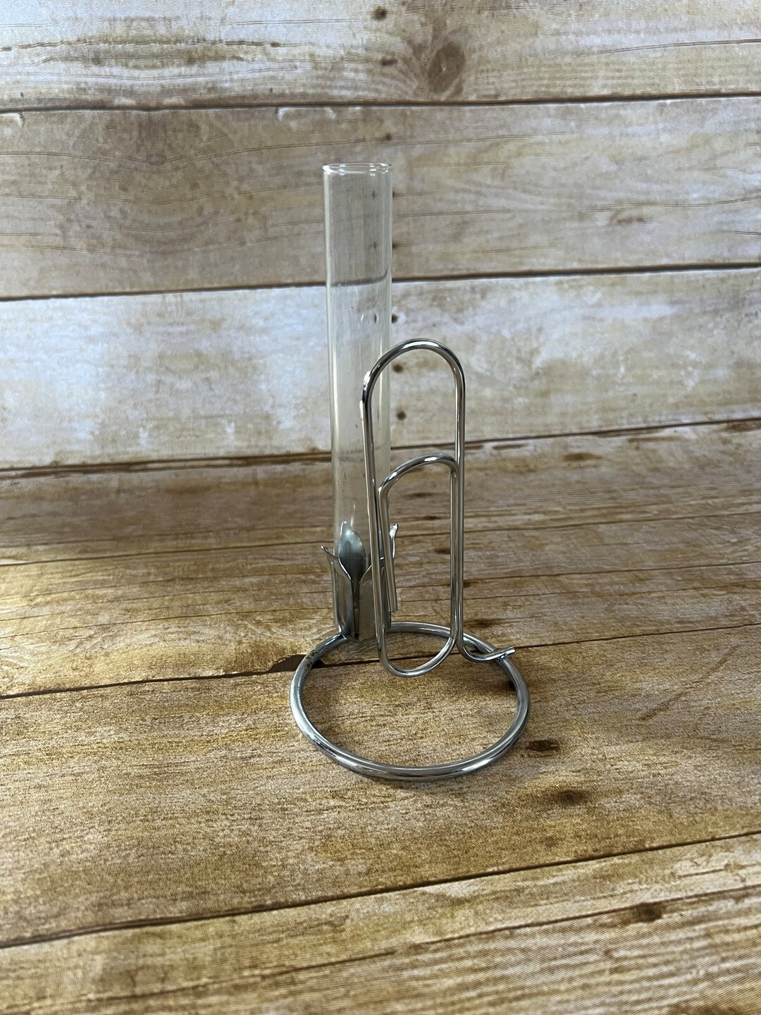 Vintage Midcentury Desktop Memo Clip and Bud Vase - FREE SHIPPING - Etsy