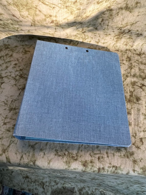 Vintage Smooth Denim Finish Eagle Brand 2 Binder FREE - Etsy