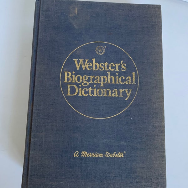 Webster Dictionary - Etsy