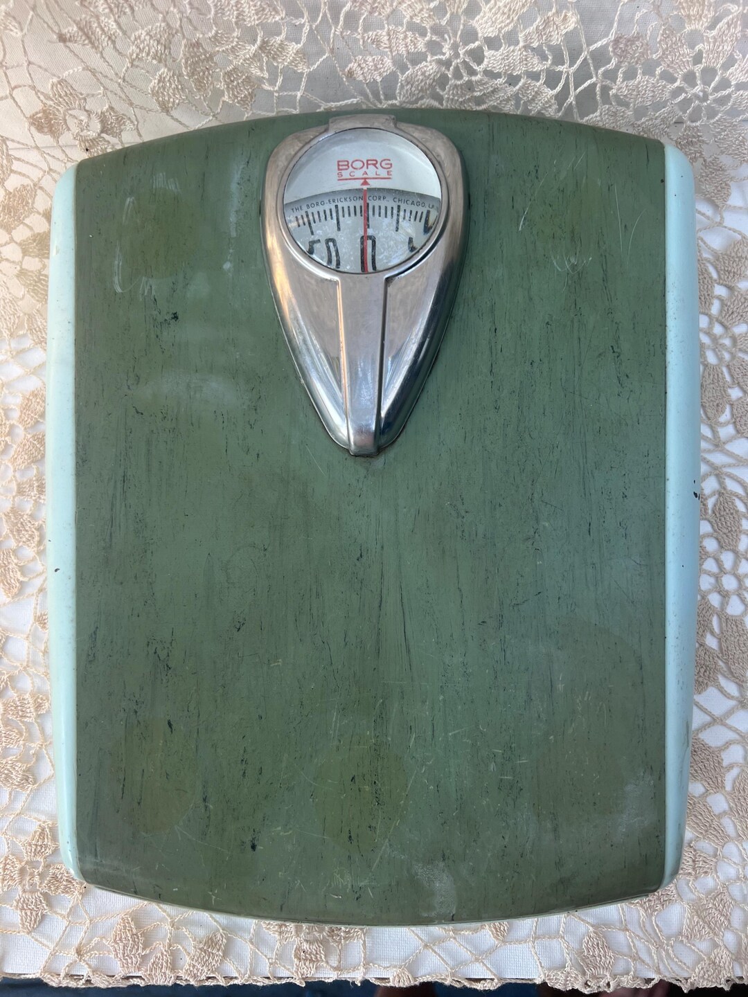 Vintage Borg Erickson Corp 1950s Bathroom Scale - No Battery - Accurate ...
