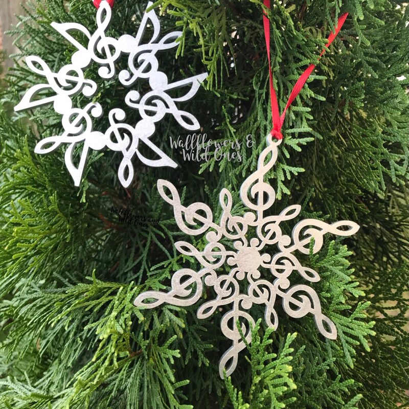 Treble Snowflake - Etsy