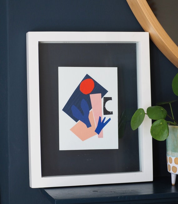 Abstract Paper Collage Art