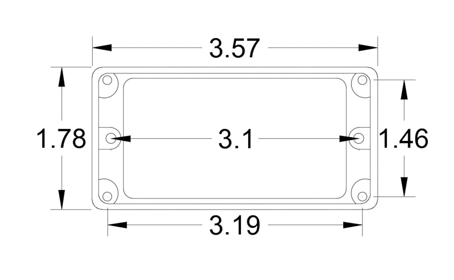 Custom Humbucker Pickups Mounting Rings (your Spec). - Etsy