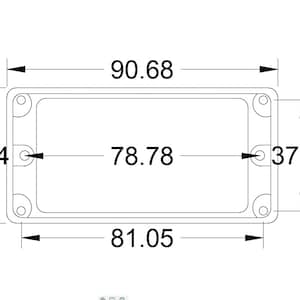Custom Humbucker Pickups Mounting Rings (your Spec). - Etsy