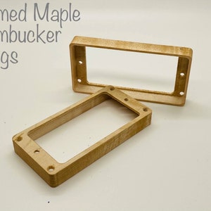 Beautiful Flamed Maple Humbucker Pickup Mounting Rings - (set of 2) - Etsy