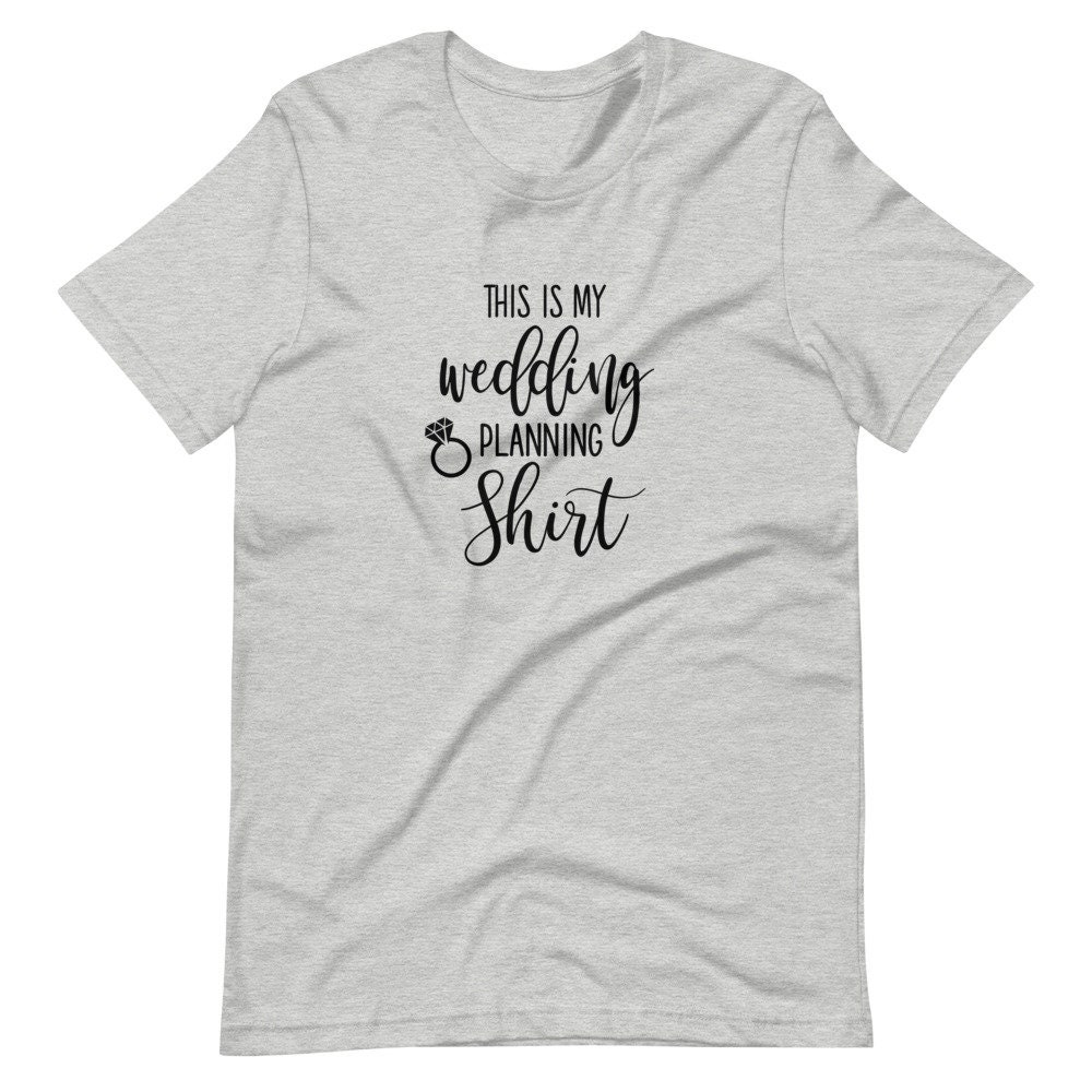 Wedding Planning Shirt Short-sleeve Unisex T-shirt - Etsy