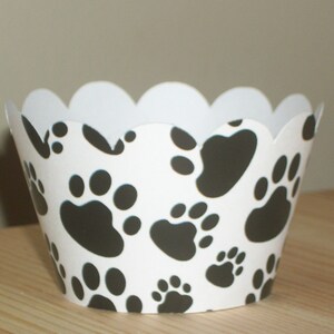 Dog Paw Print Cupcake Wrappers • (birthday Parties, Baby Showers ...