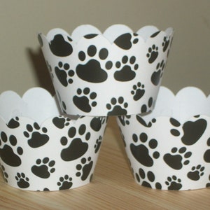 Dog Paw Print Cupcake Wrappers • (birthday Parties, Baby Showers ...