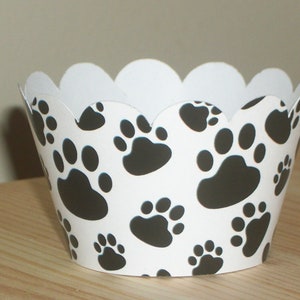 Dog Paw Print Cupcake Wrappers • (birthday Parties, Baby Showers ...